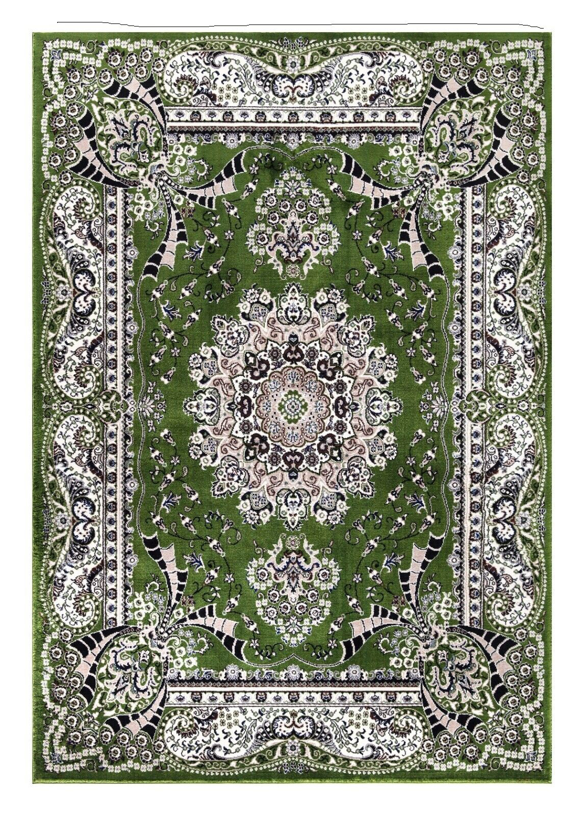 Latitude Vive Vicolo Machine Woven Flatweave Green Area Rug | Wayfair.co.uk
