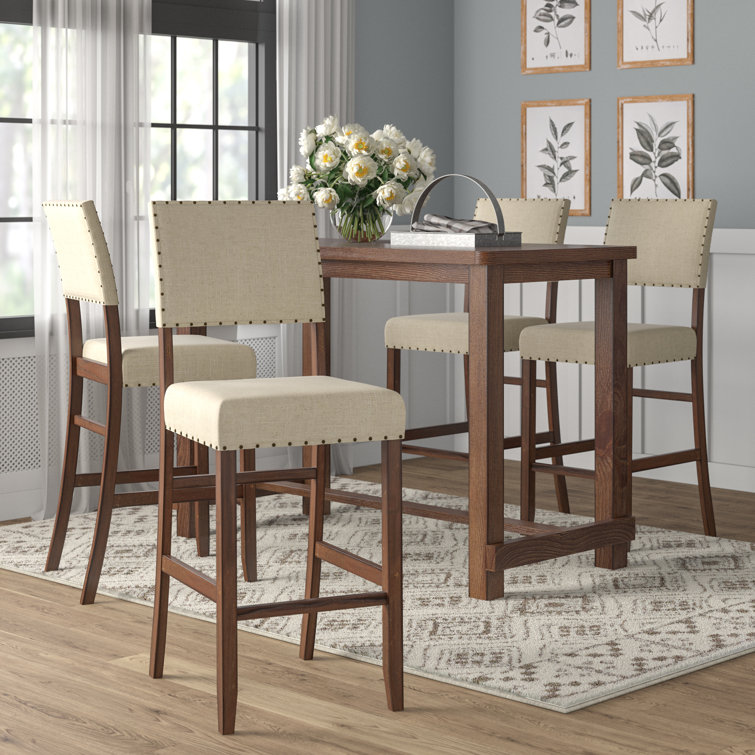 Andover Mills™ Ballou 5 Piece Bar Height Dining Set & Reviews | Wayfair