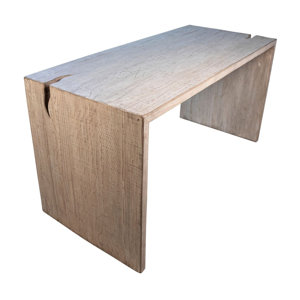 Dovetail Furniture Merwin Reclaimed Pine 68" Waterfall Style Dining ...