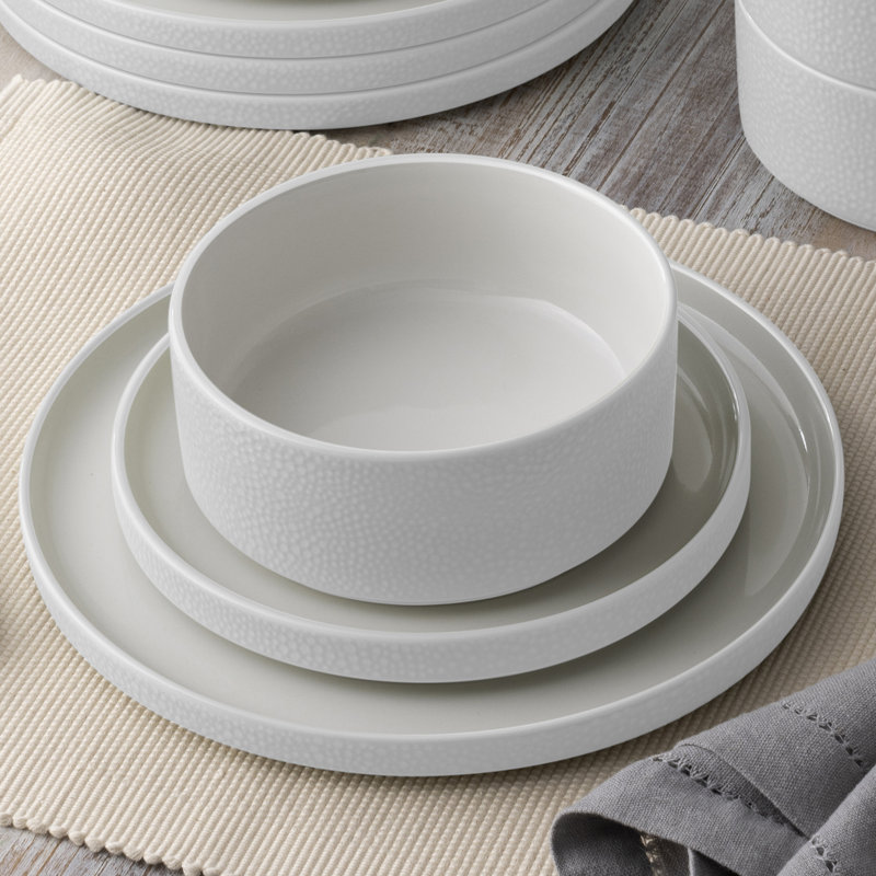 Noritake Colortex Stone 12-Piece Dinnerware Set, Service for 4 ...