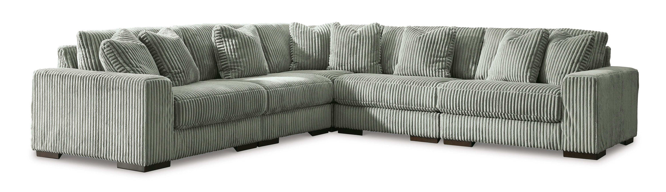 Ebern Designs Adones Fog 5pc Symmetrical Sectional | Wayfair