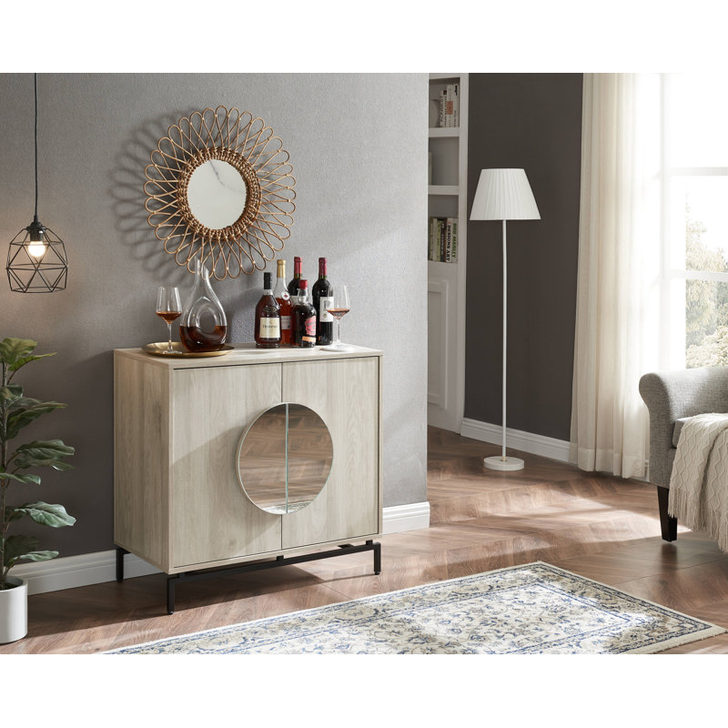 Mercury Row® Steinman Console Bar Cabinet & Reviews | Wayfair