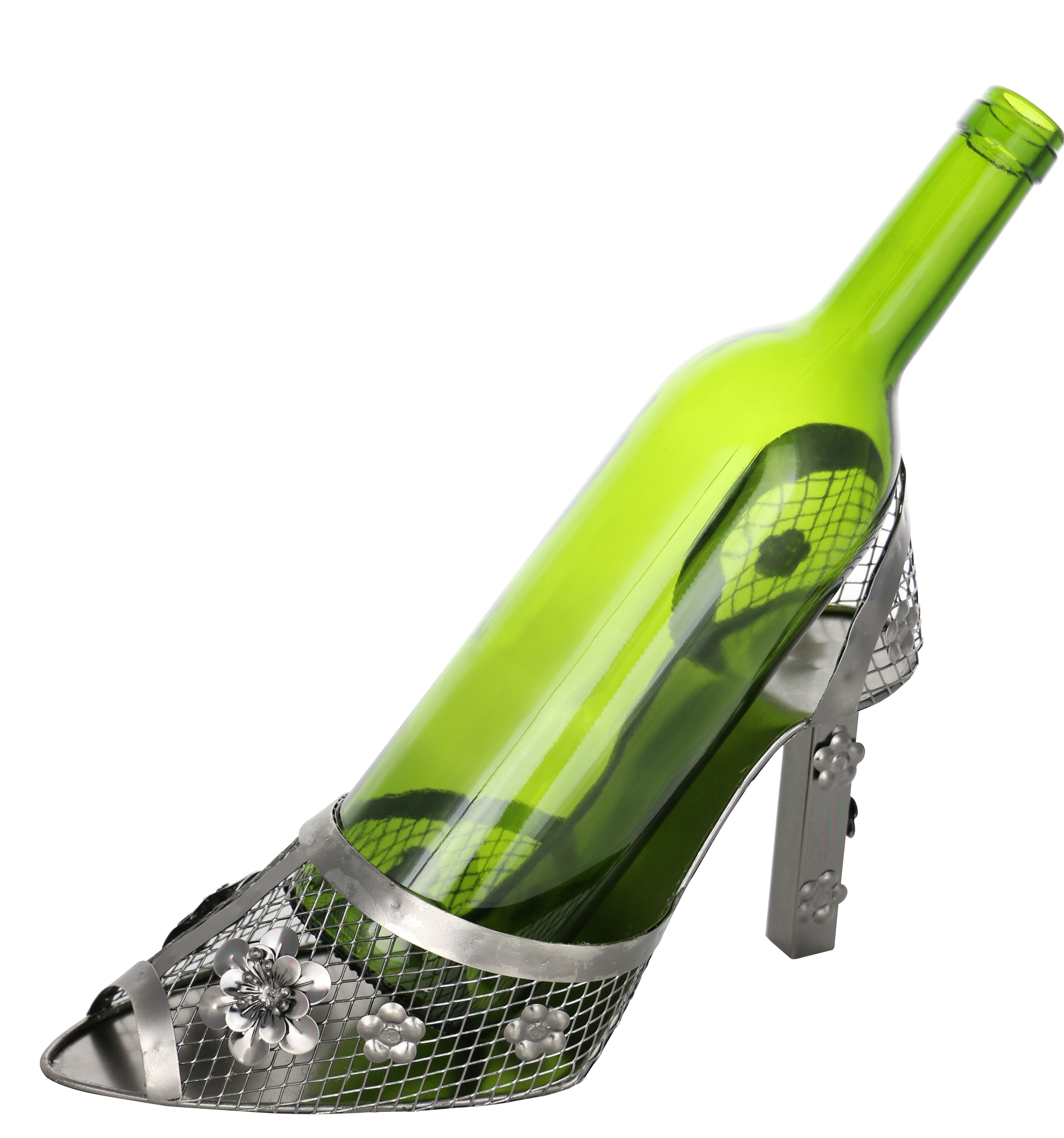 Wine Bodies High Heel Shoe Single Bottle Tabletop Wine Bottle Rack ...