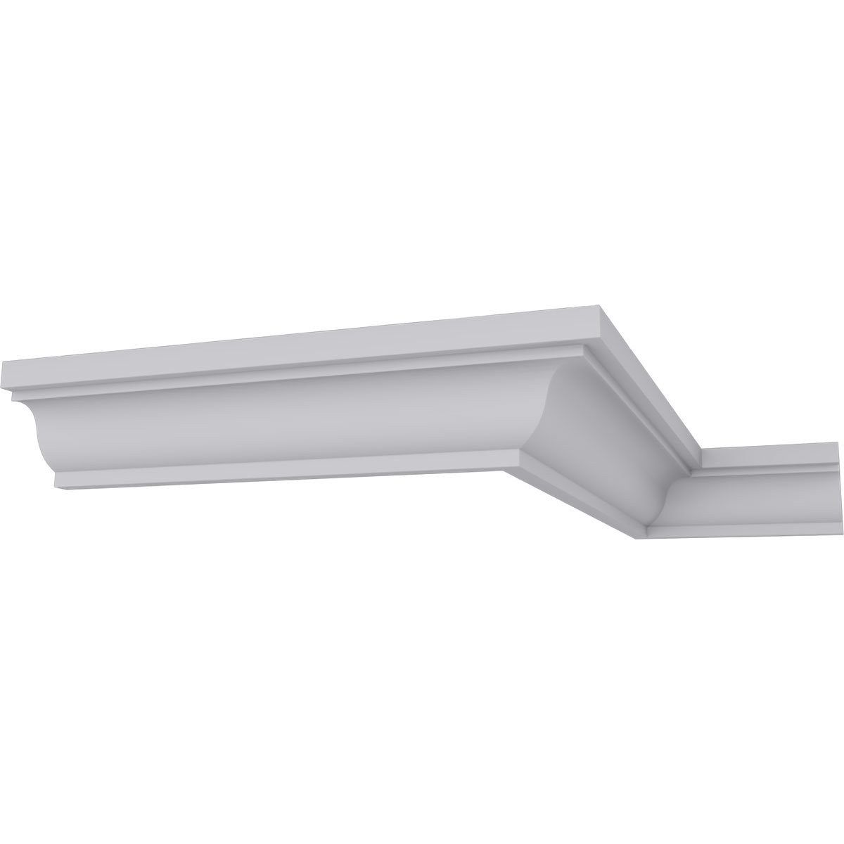 Ekena Millwork Hillsborough Traditional Smooth Crown Molding & Reviews ...
