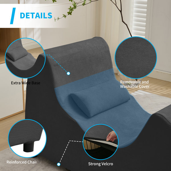 Wrought Studio™ Chaise Lounger For Yoga, Ergonomic Stretching ...