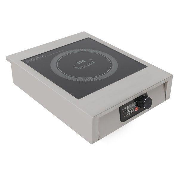 OUKANING Black Portable 1 Burner Induction Cooktop With LED Display ...