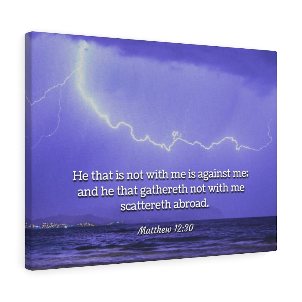 Express Your Love Gifts With Christ Matthew 12:30 Christian Wall Art ...