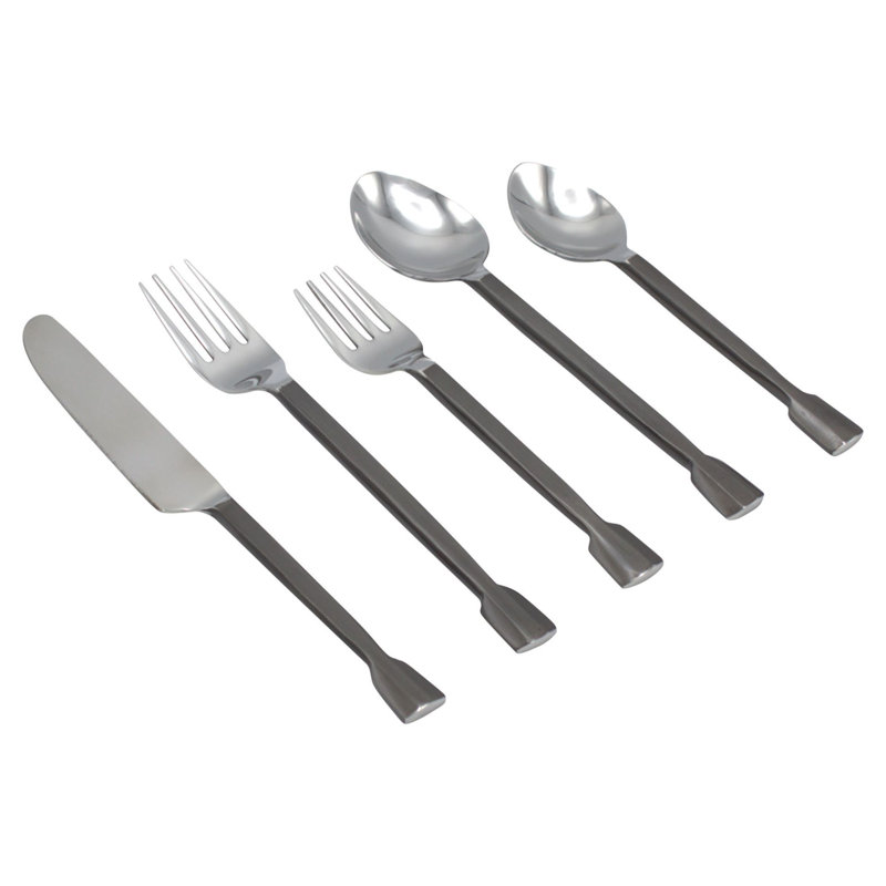 Elyon Tableware Elyon Sanya Hand-Forged Stainless Steel Flatware Set ...