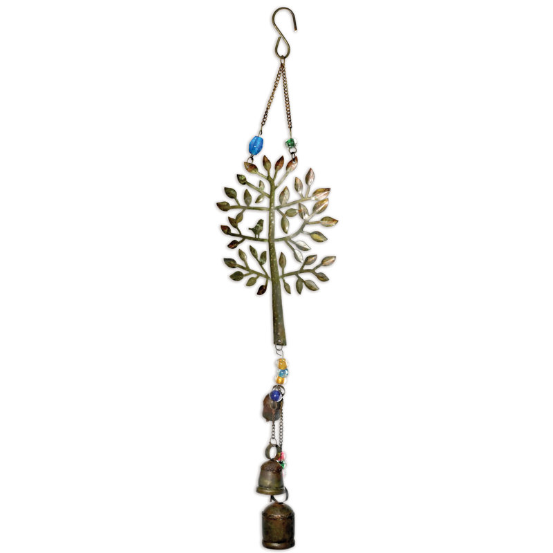 Dakota Fields BoHo Patina Tree Bell | Wayfair