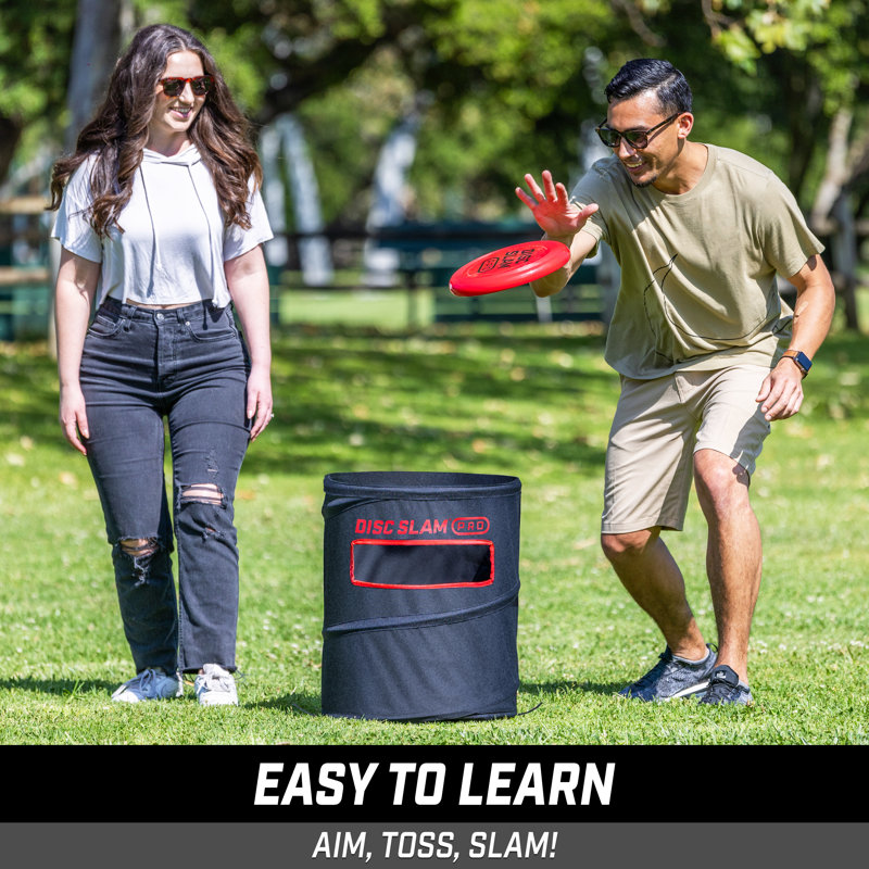 GoSports Disc Slam PRO Disc Toss Game - Outdoor Yard and Beach Party ...