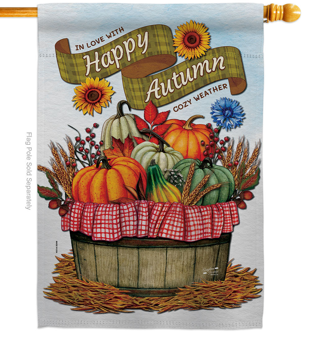 Rosalind Wheeler Amillio 2-Sided Polyester 40 x 28 in. House Flag | Wayfair