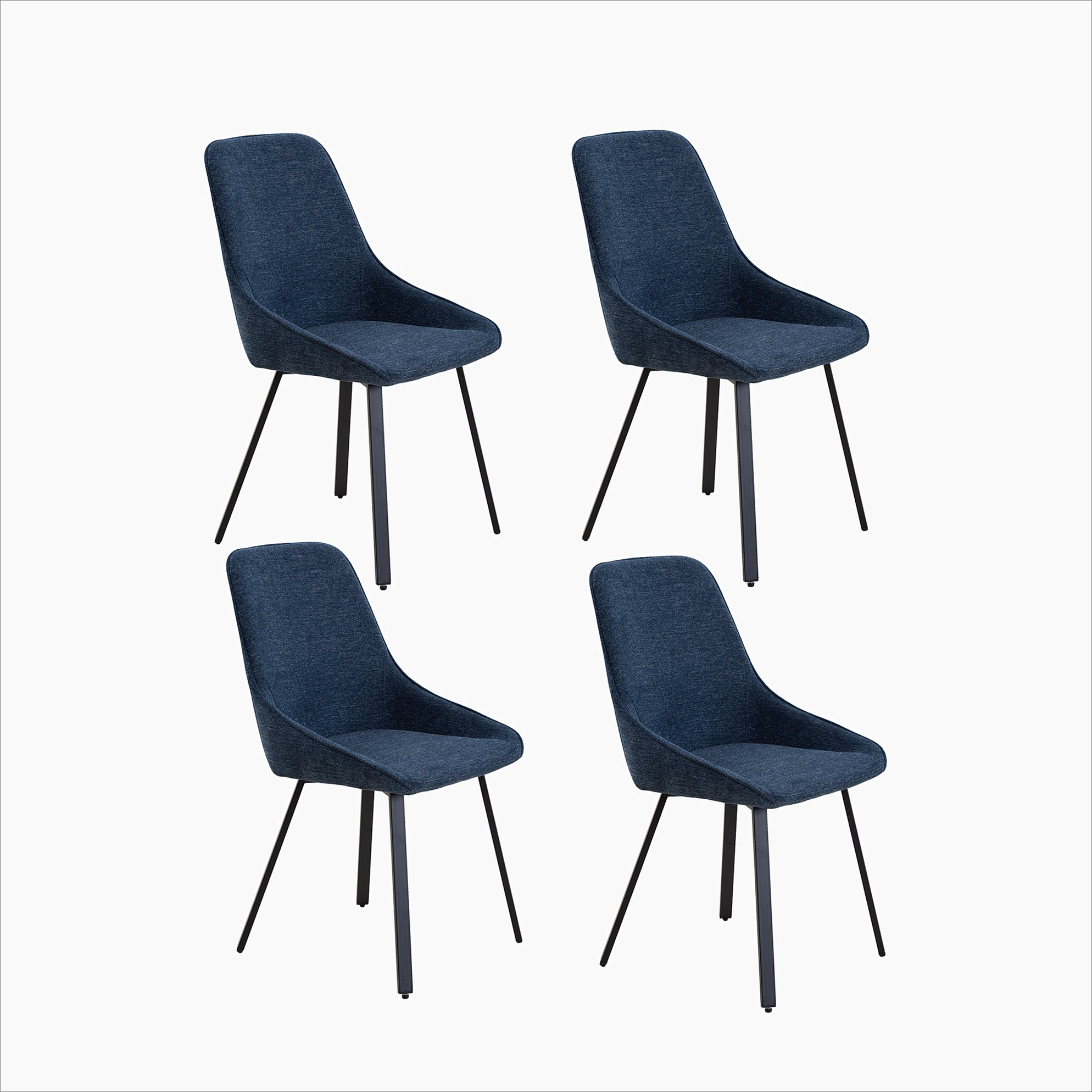 George Oliver Dining Chairs, Upholstered Side Chairs, Adjustable ...