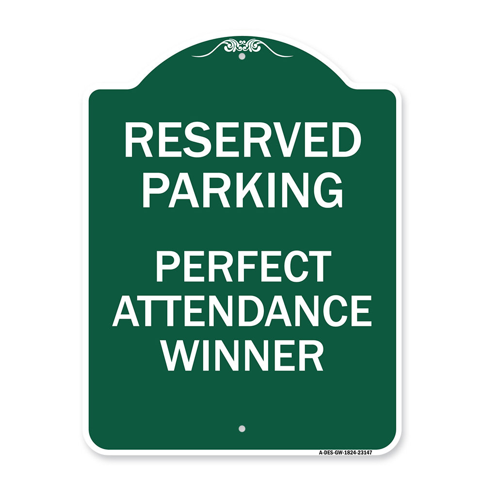 Signmission Designer Series Sign - Reserved Parking - Perfect ...