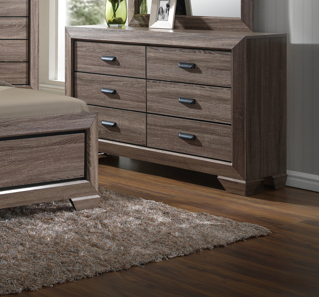 Union Rustic Marle 6 Drawer 59'' W Solid Wood Double Dresser - Wayfair ...