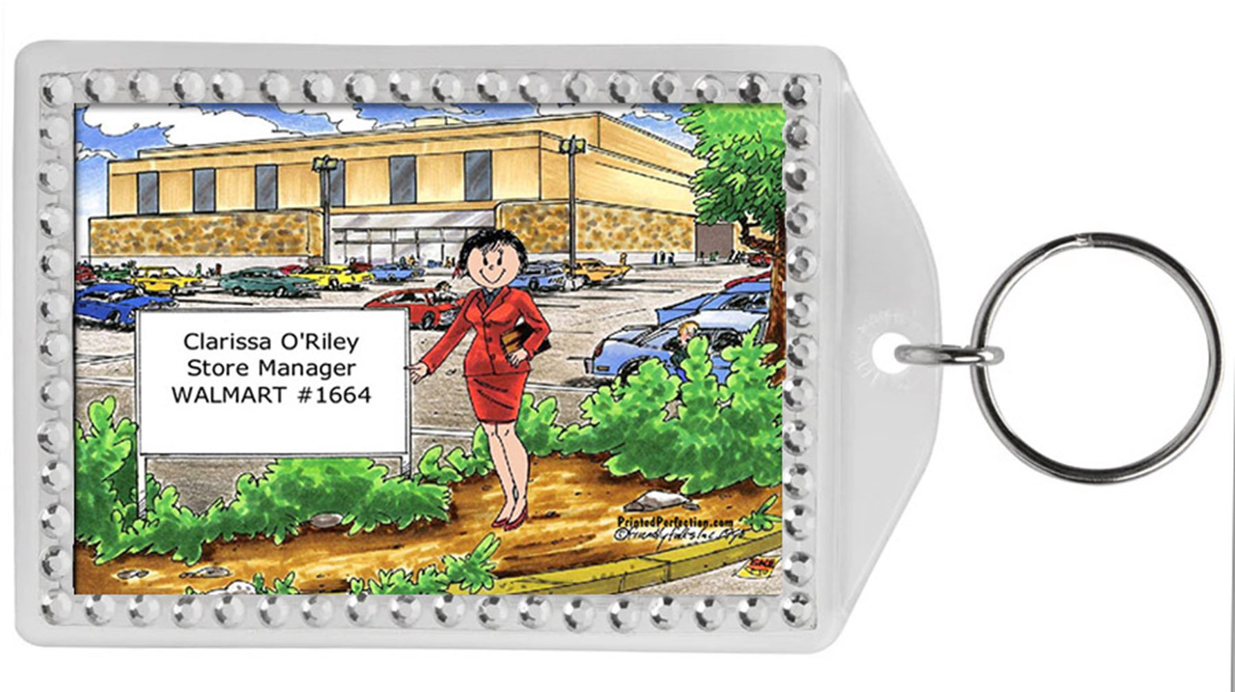 Printed Perfection Personalized Friendly Folks Mall Manager - Female ...