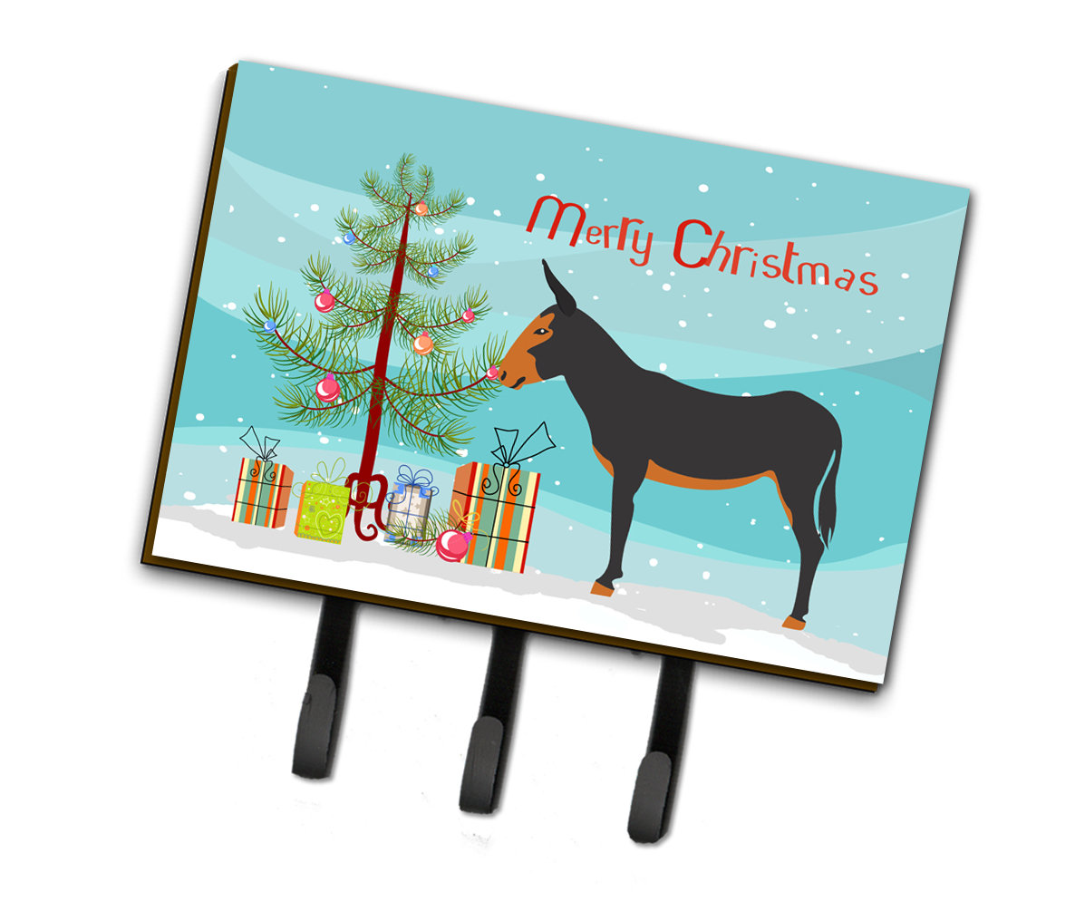 East Urban Home Catalan Donkey Christmas Wall Key Organizer with Key ...