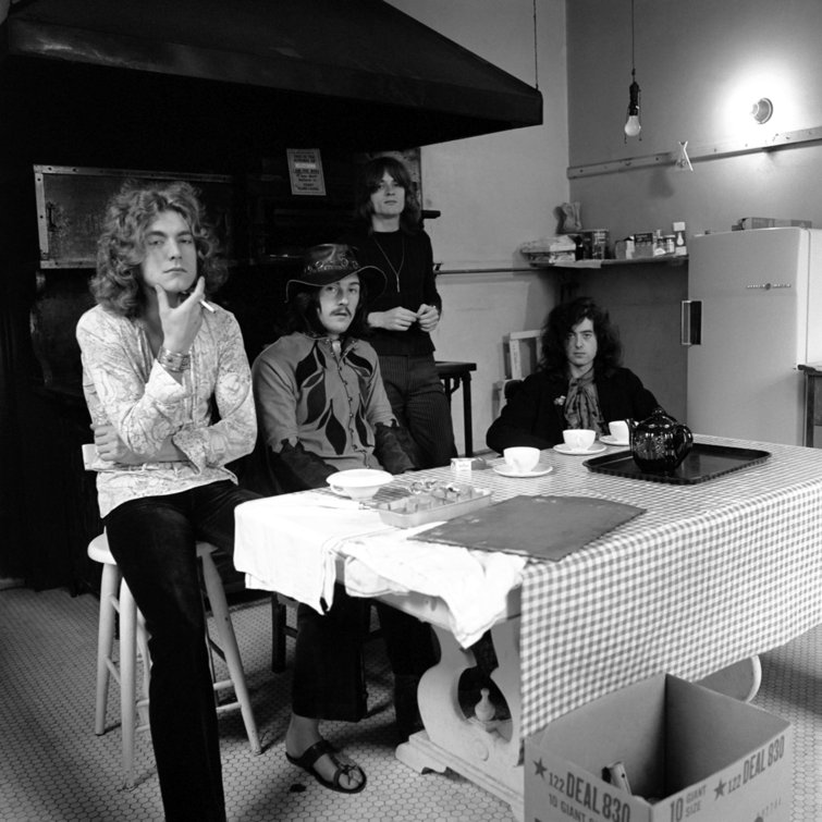 Globe Photos Entertainment Portrait Of Led Zeppelin Band Members ...