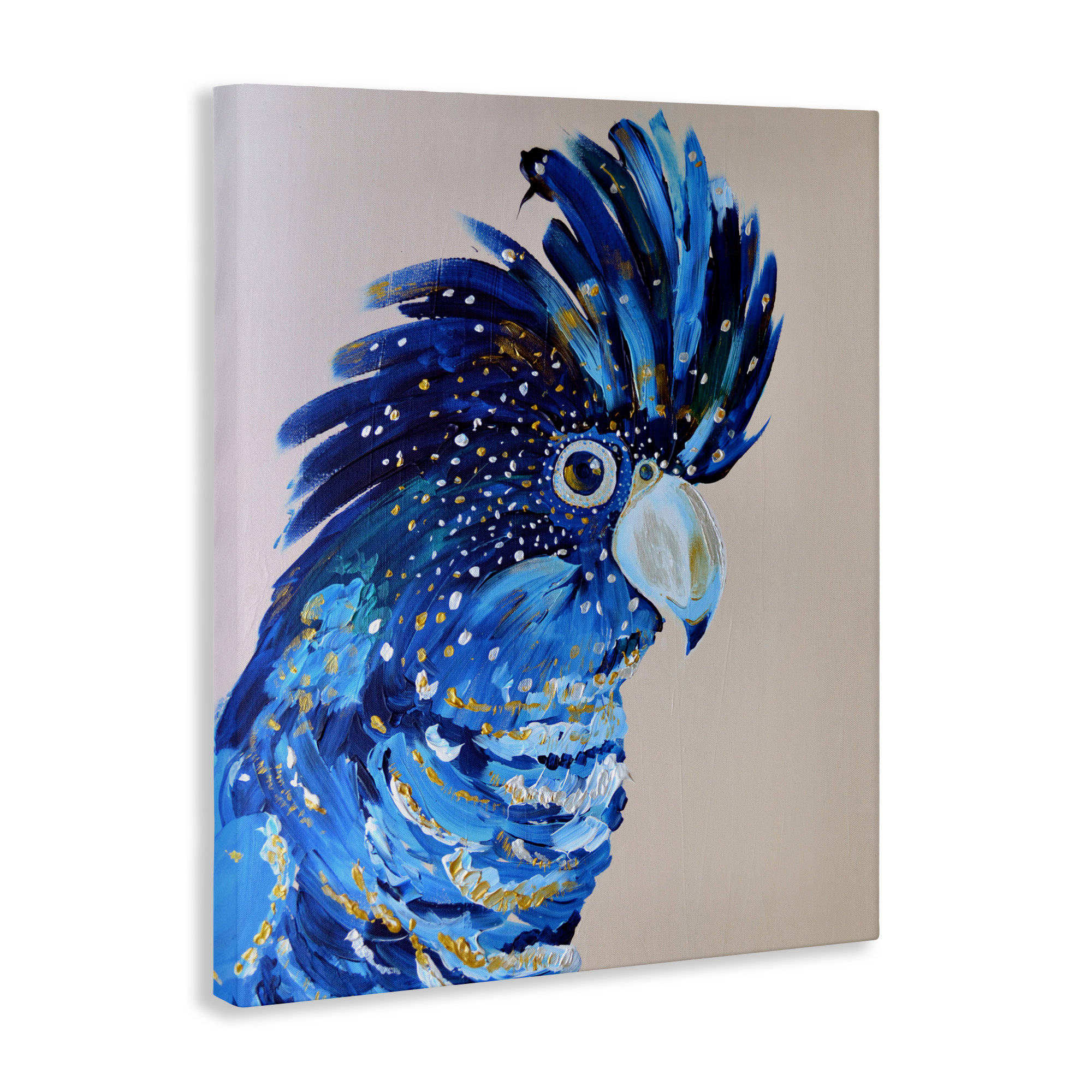 Hokku Designs Coco The Cockatoo Canvas, design by Jennifer Seeley | Wayfair