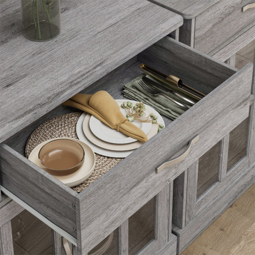 Wade Logan® Atanaska 47.2''W 2 Drawer Sideboard Buffet with Cabinets ...