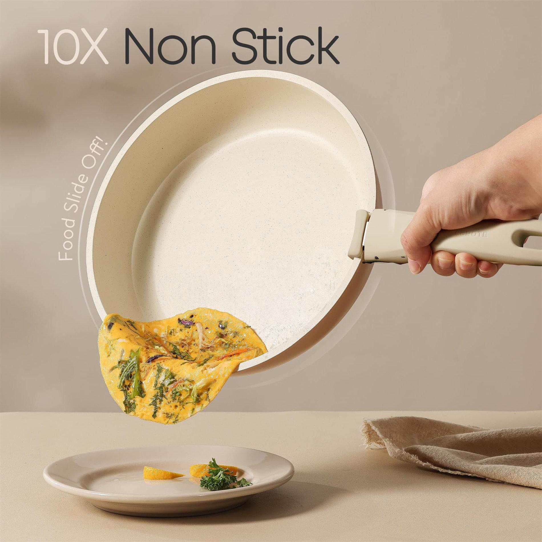 Blooming 11 - Piece Non-Stick Aluminum Cookware Set | Wayfair