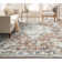 Langley Street Maloy Oriental Power Loom Polyester Area Rug in Natural ...