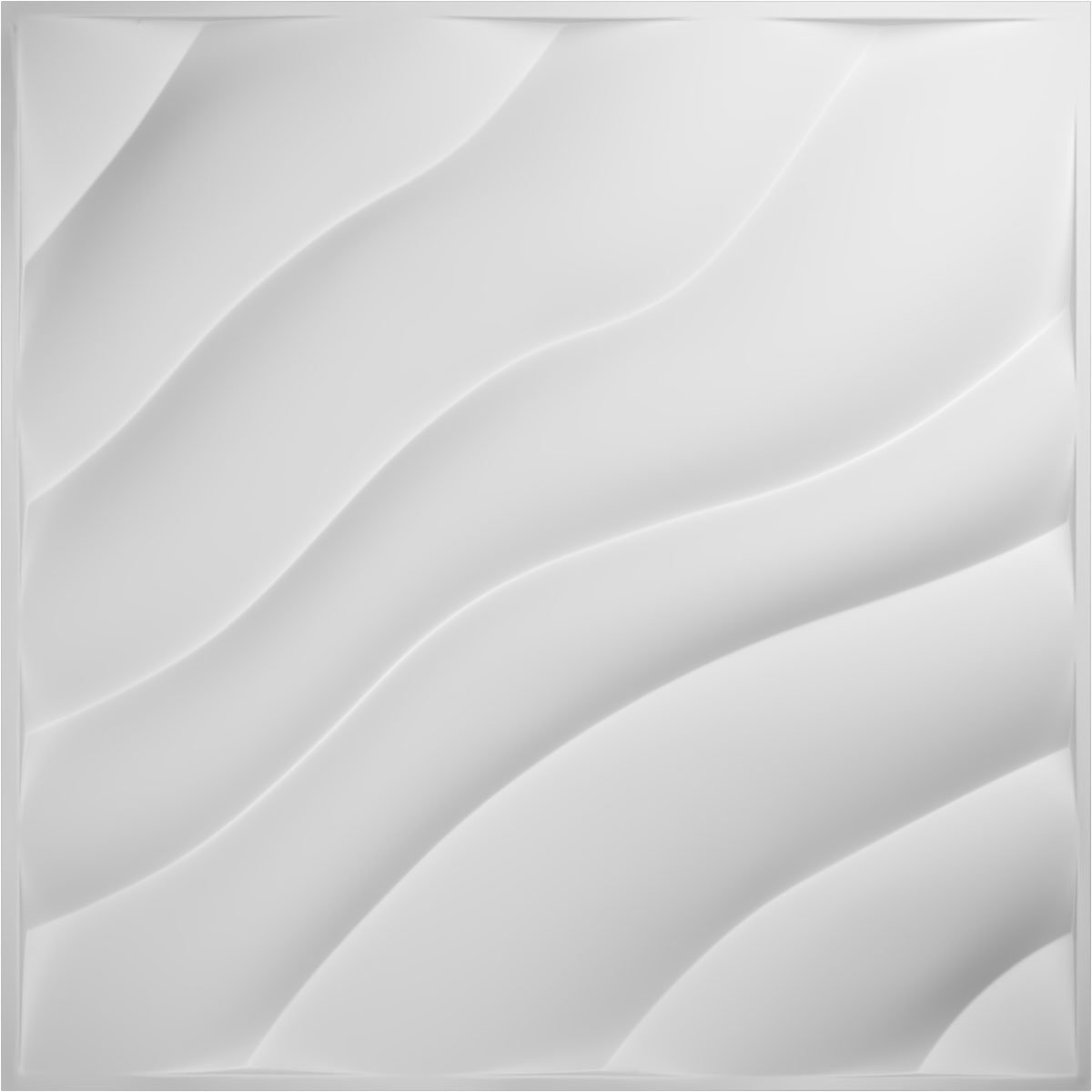 Ekena Millwork Modern Wave EnduraWall Decorative 3D Wall Panel | Wayfair