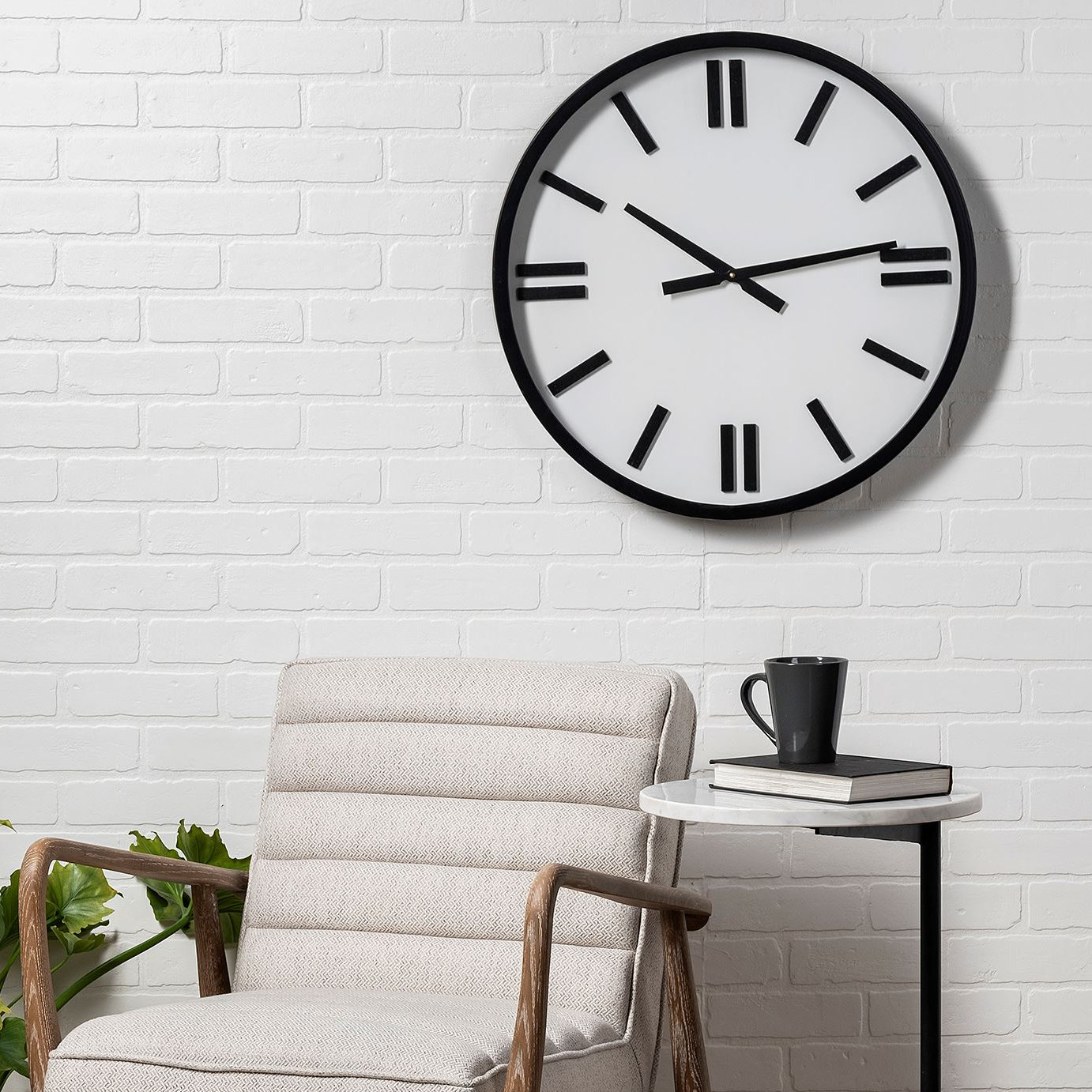 Latitude Run® Oversized 24.25" Wall Clock | Wayfair