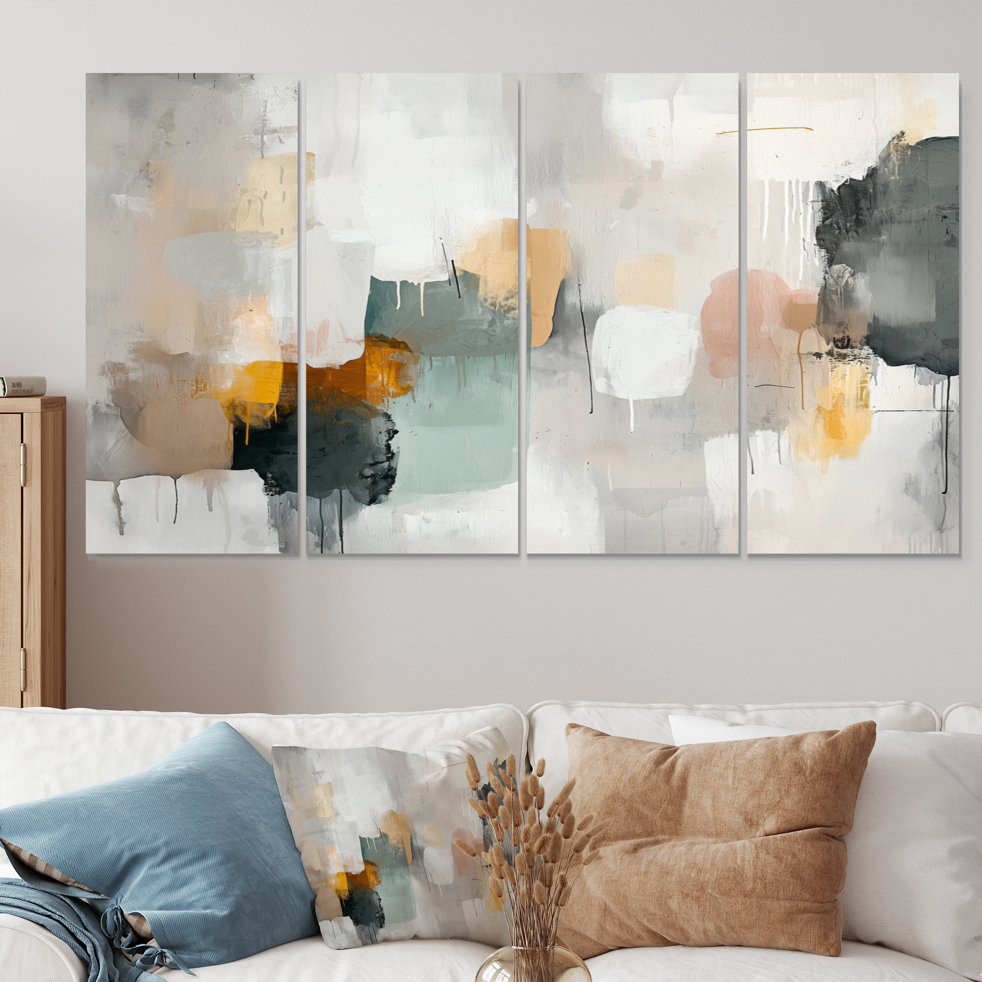 Wrought Studio™ Ranstead - Abstract Wall Art - Modern Wall Art Set ...
