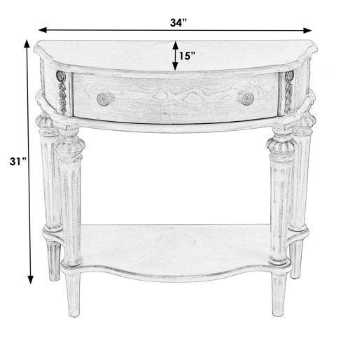 Laurel Foundry Modern Farmhouse Roloff 34" Console Table & Reviews ...