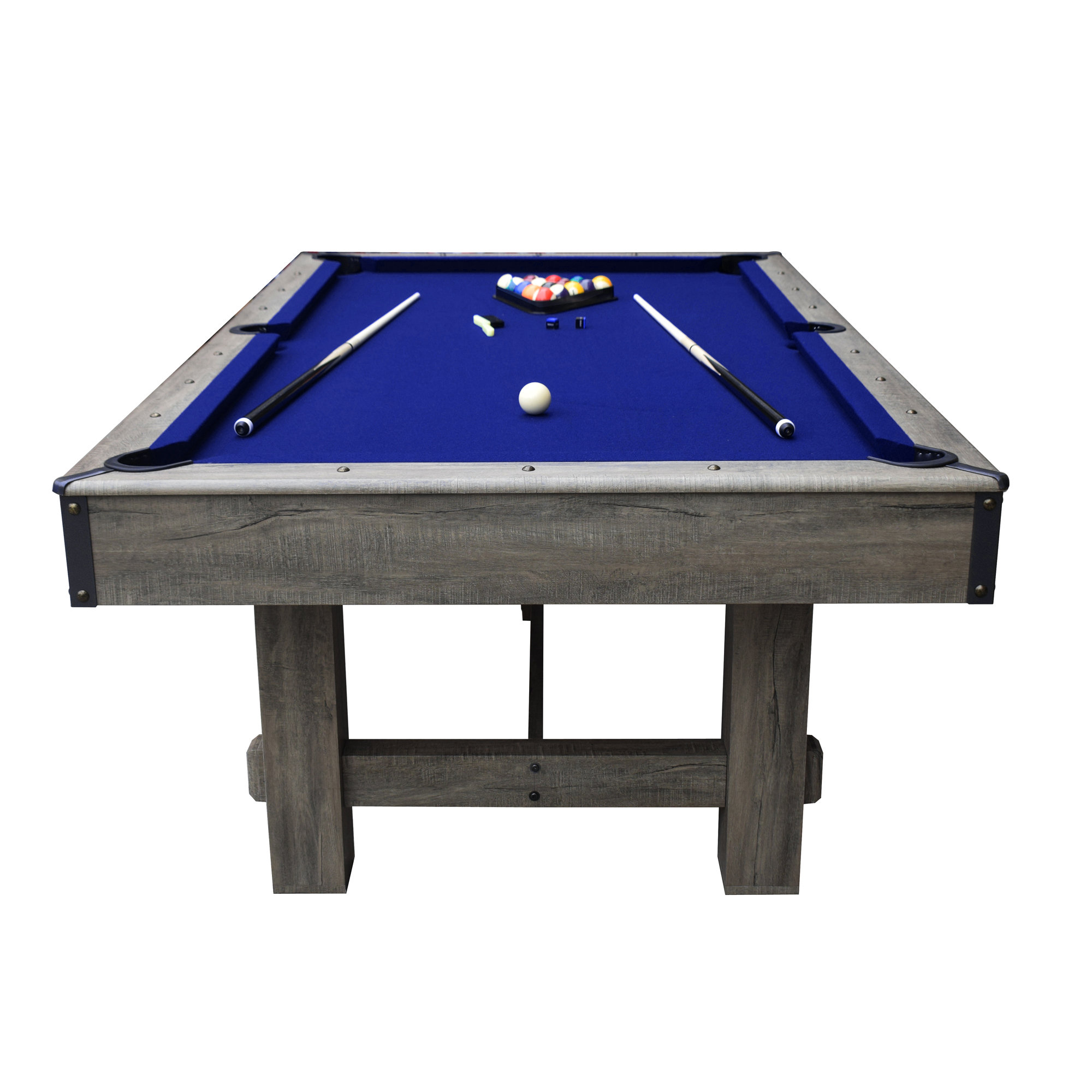 Hathaway Games Hathaway Logan 7-ft Pool Table Combo Set with Benches ...