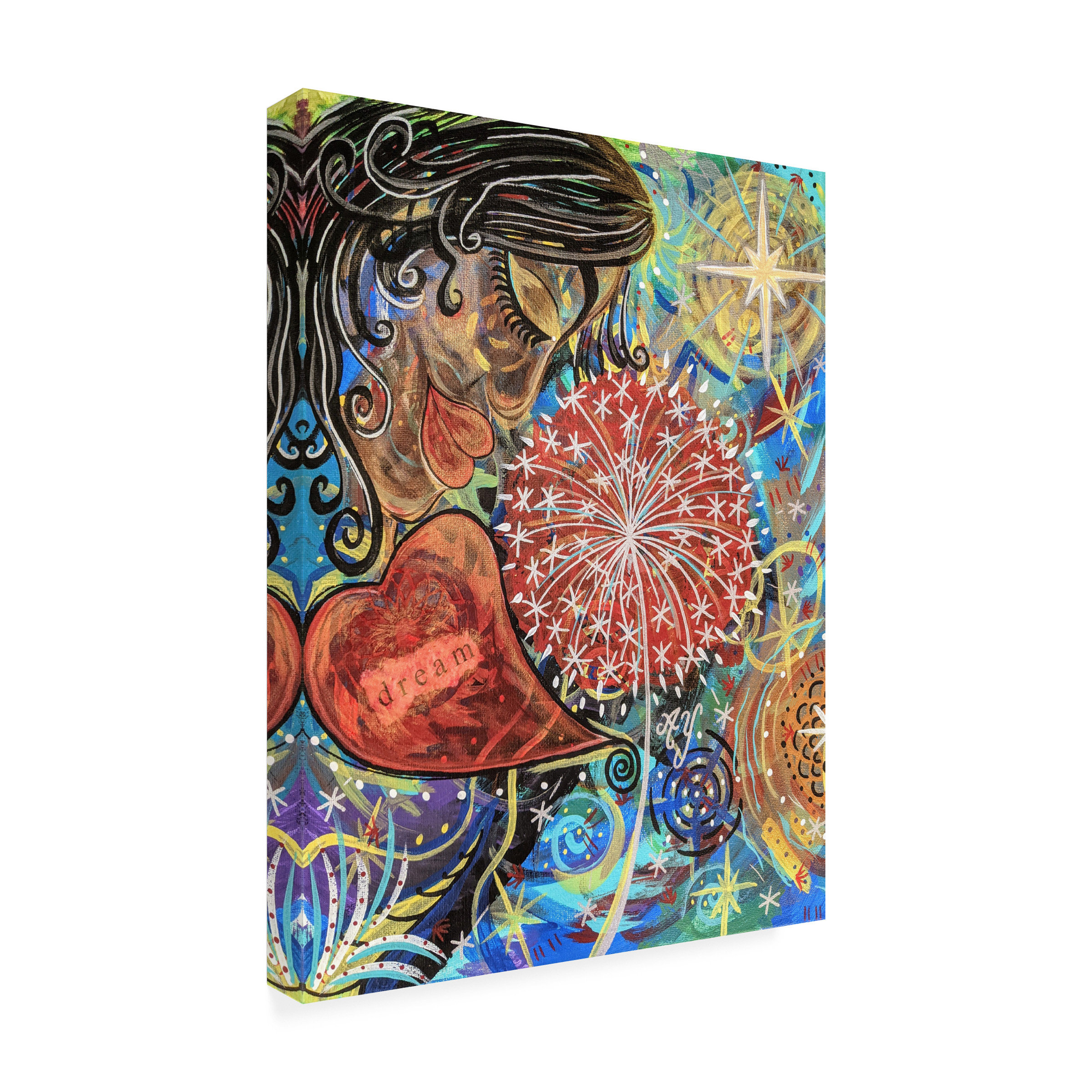 Bungalow Rose Lamantia Goddess Of Dreams On Canvas by Rev. Dr. Angela ...