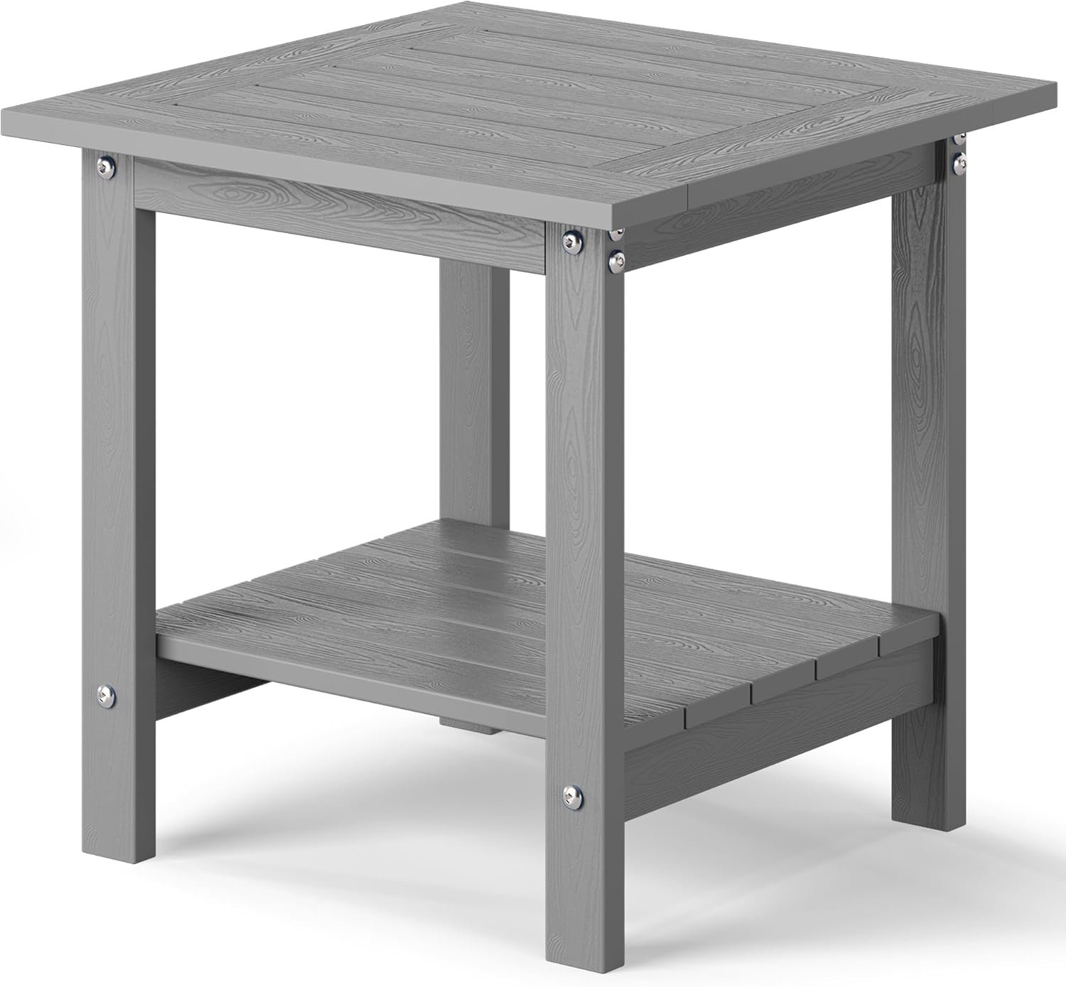 Ebern Designs HIPS Small Square Outdoor Side Table | Wayfair