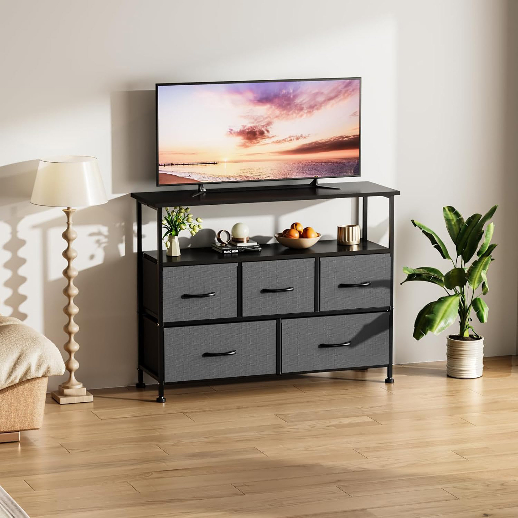 17 Stories TV Stand Dresser ,Storage Organizers Unitsfor Bedroom ...