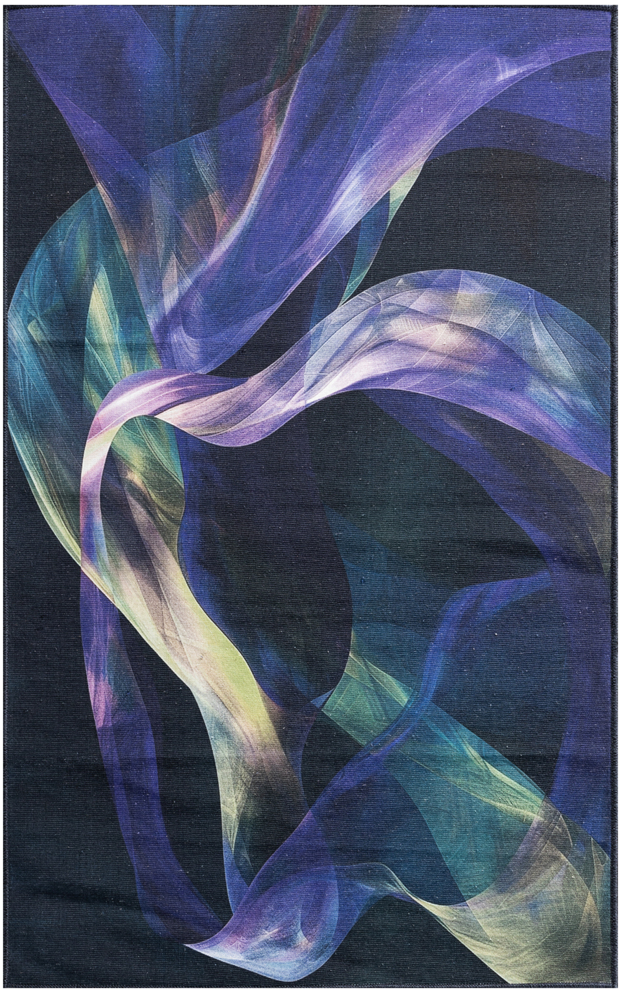 Ivy Bronx Washables Blue Multicolor Modern Indoor Rug & Reviews | Wayfair