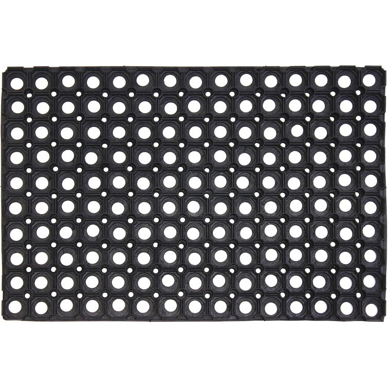 Symple Stuff Grid Rubber Heavy Duty Non-Slip Door Mats | Wayfair.co.uk