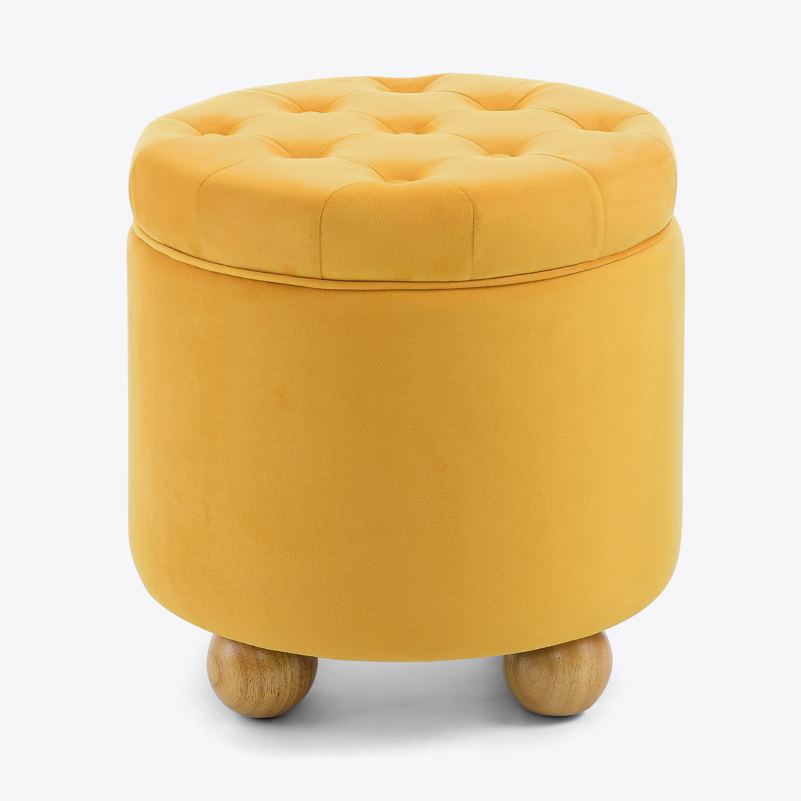 Red Barrel Studio® Round Storage Ottoman, multi-functional round ...