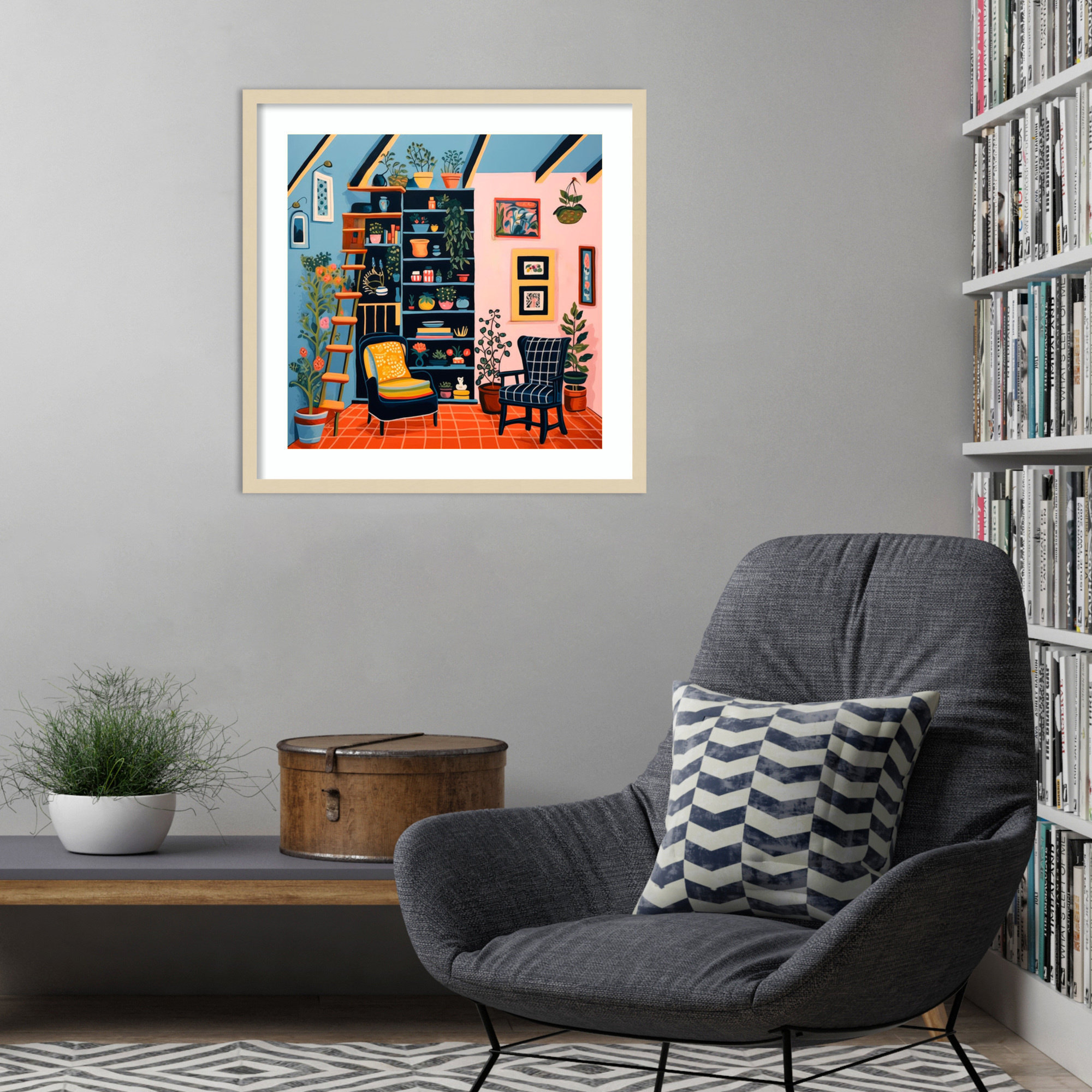 Lark Manor™ Simplistic Delights V by Lazar studio Wood Framed Wall Art ...