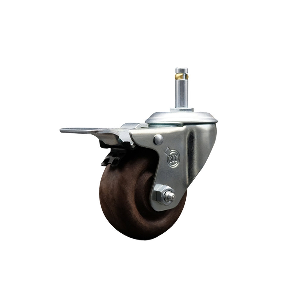 Service Caster 3 Inch High Temp Glass Filled Nylon 7/16 Inch Stem ...