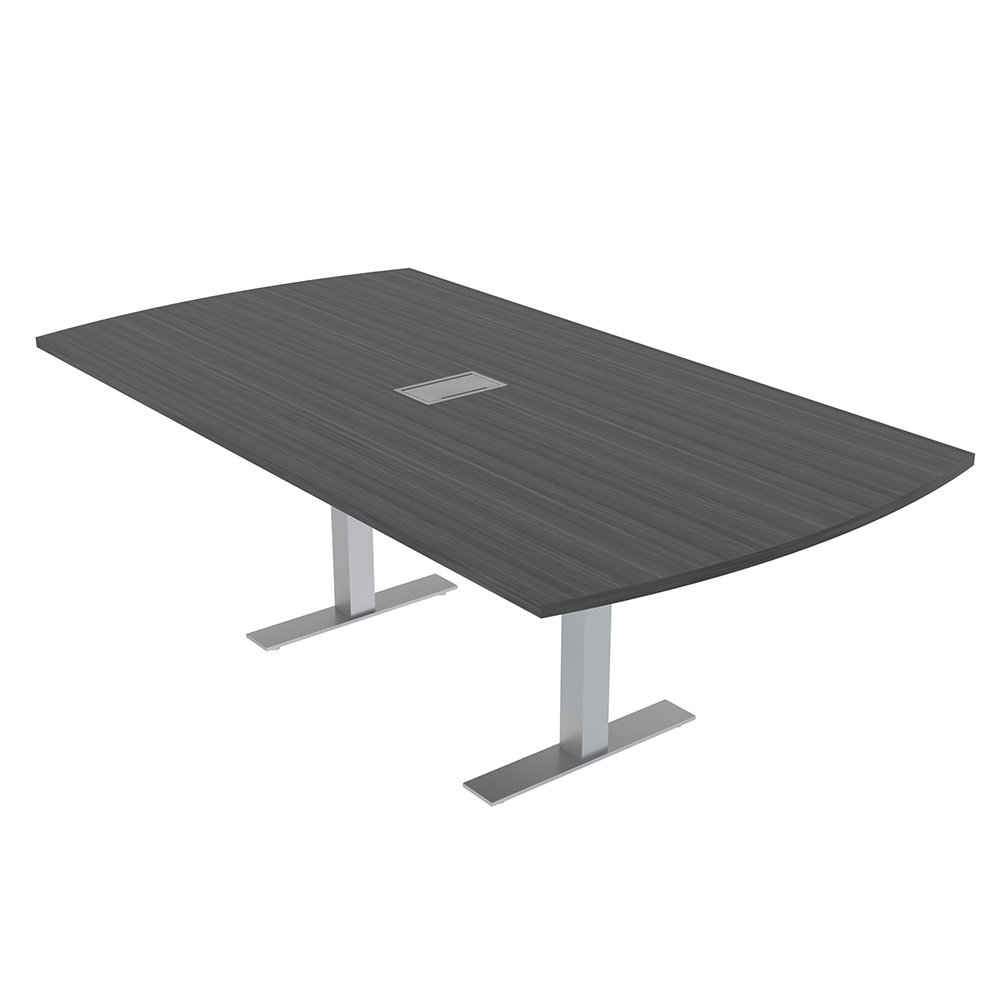 Skutchi Designs, Inc. 6 Ft Arc Rectangle Conference Table with Power ...