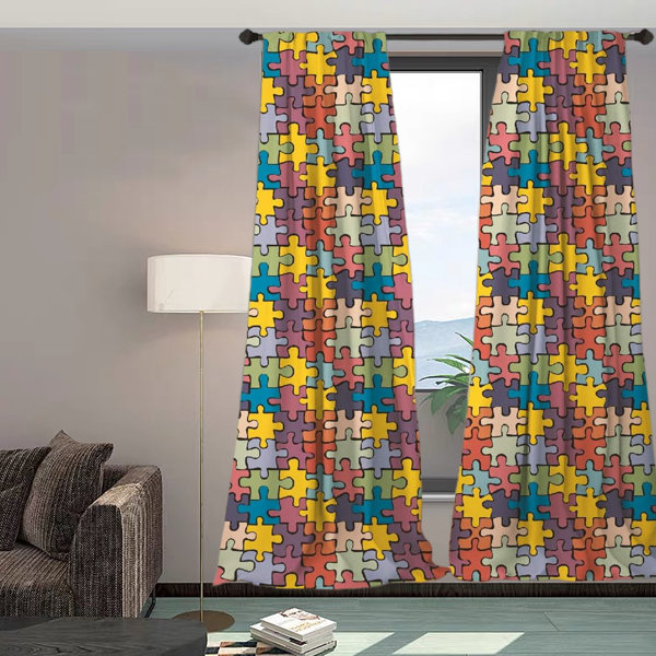 Millwood Pines Spark Microfiber Room Darkening Curtains / Drapes Pair ...