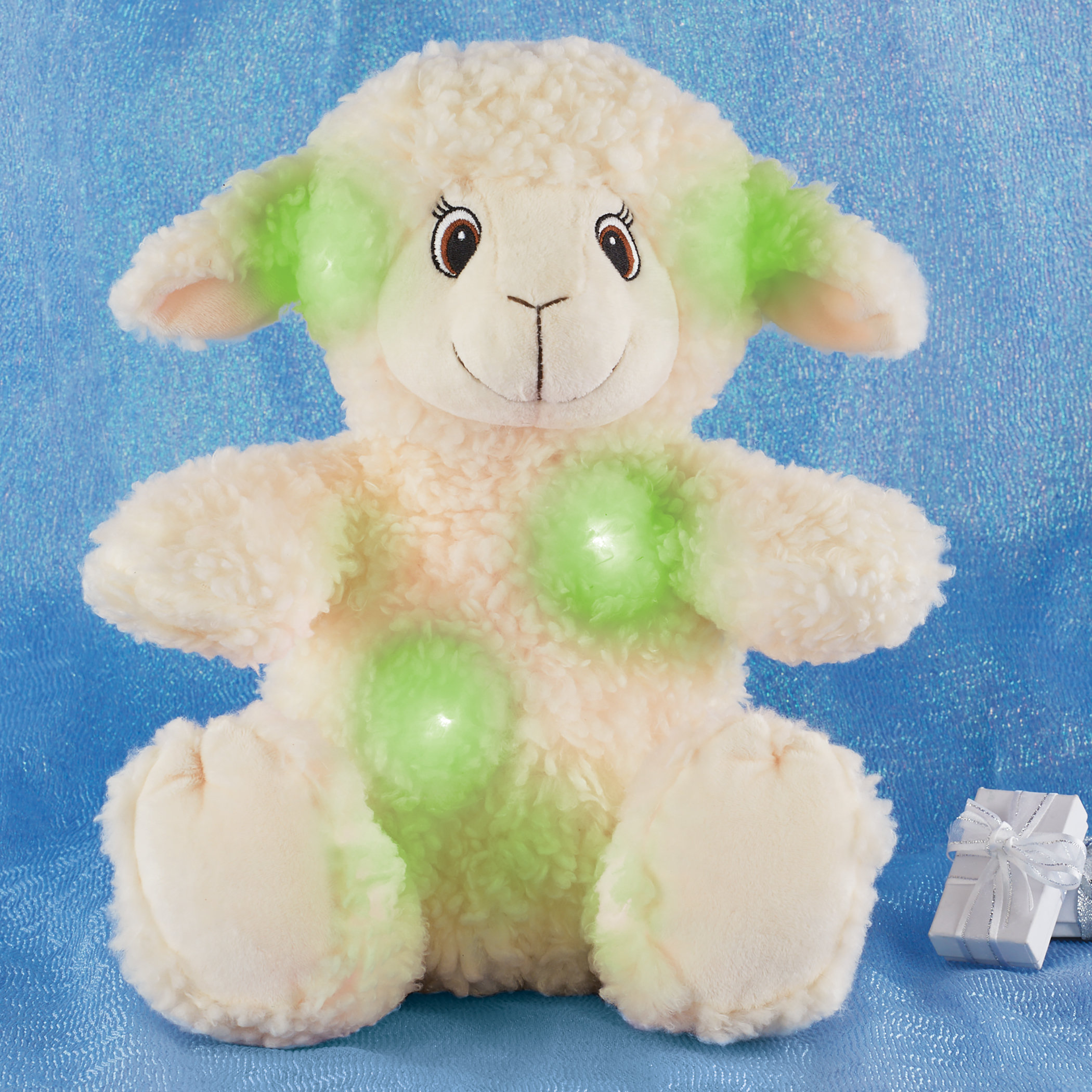 The Holiday Aisle® Light & Listen Lamby Lamb Stuffed Animal - Plays ...