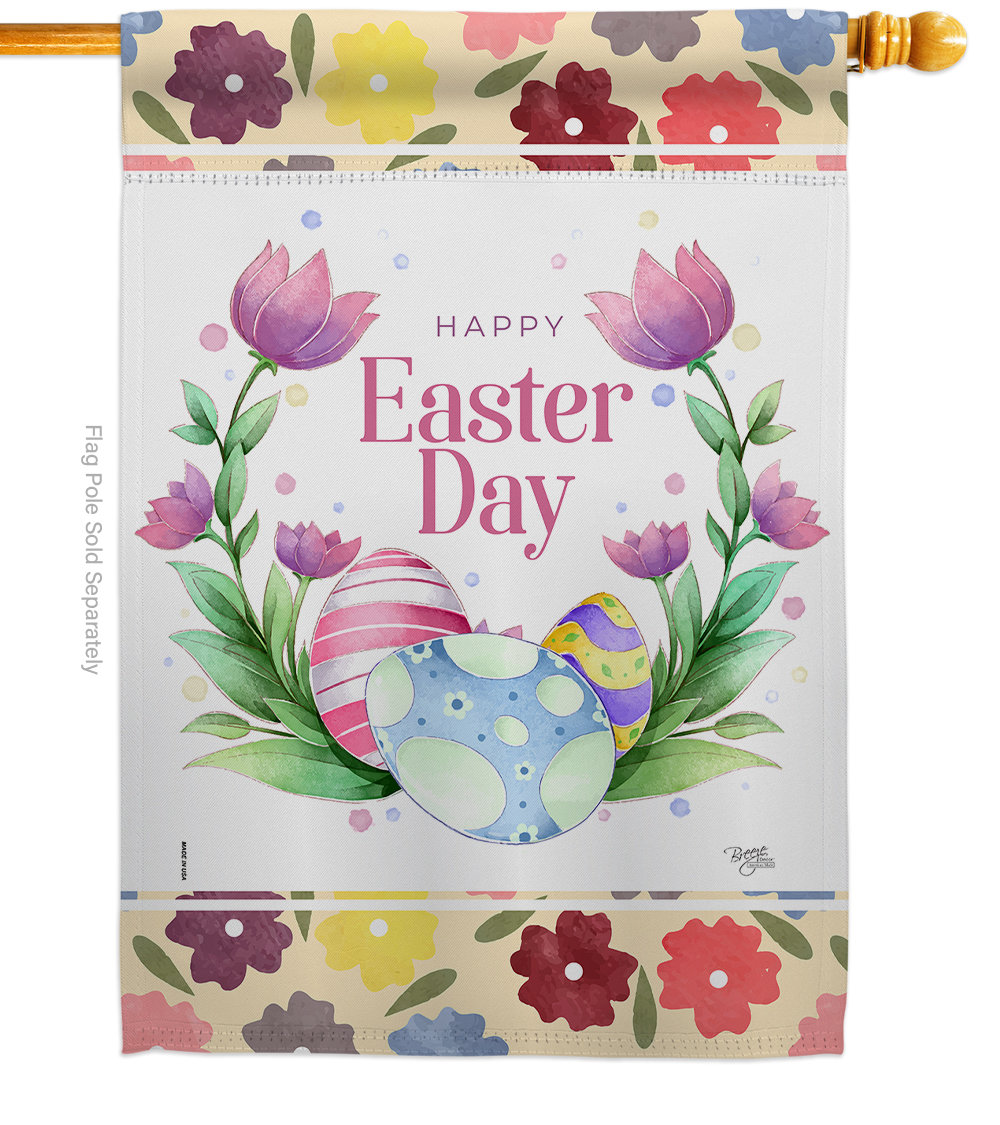 Breeze Decor Joyful Easter - Impressions Decorative House Flag H103071 ...