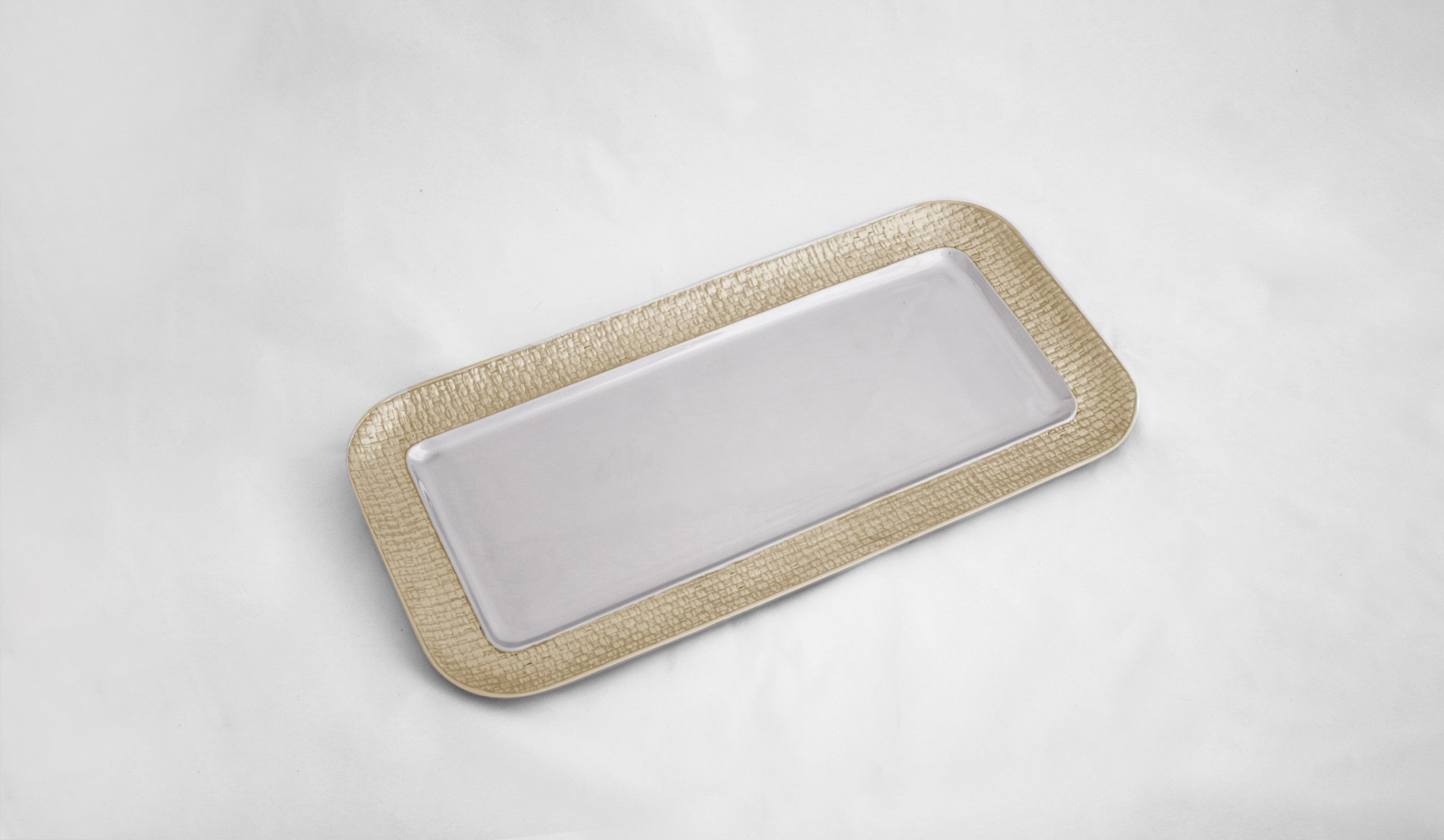 Beatriz Ball Sierra Modern Nassau Long Rectangular Tray | Wayfair
