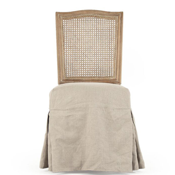 One Allium Way® 19" Wide Linen Side Chair | Wayfair