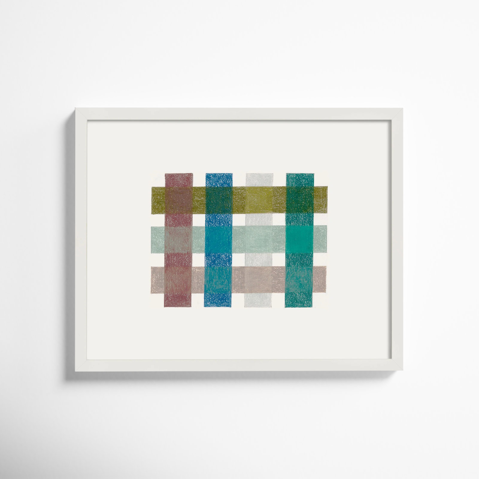 Birch Lane™ Lancel Untitled (gridlock) no.4 by Beth James - Framed Wall Art | Birch Lane