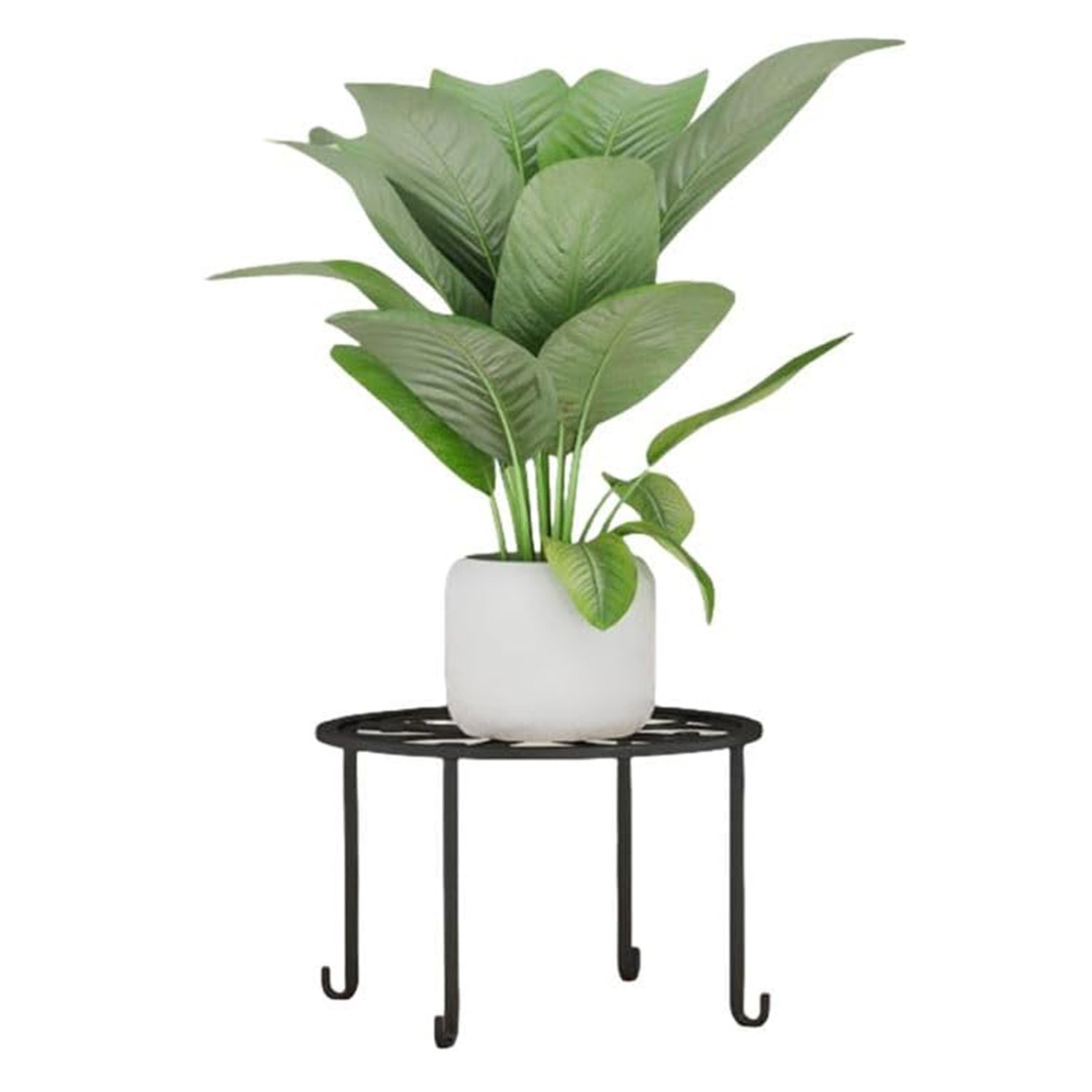 Winston Porter Stands Metal Plant Stand 9.45 Inch Heavy Duty Rustproof ...