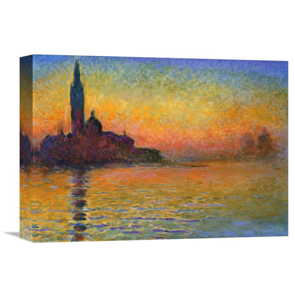 Vault W Artwork " Twilight Venice " by Claude Monet | Wayfair