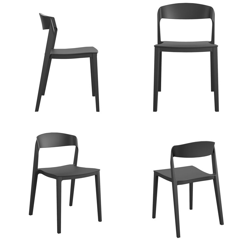 COSCO Outdoor/Indoor Stacking Resin Chair with Ribbon Back & Reviews ...