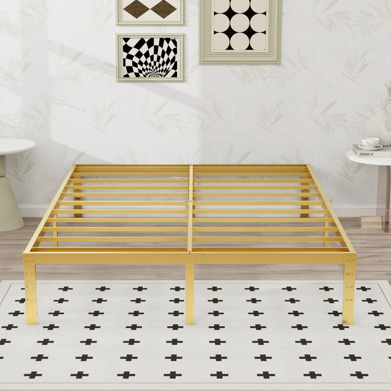 Ebern Designs Oprina Metal Open-Frame Bed & Reviews | Wayfair