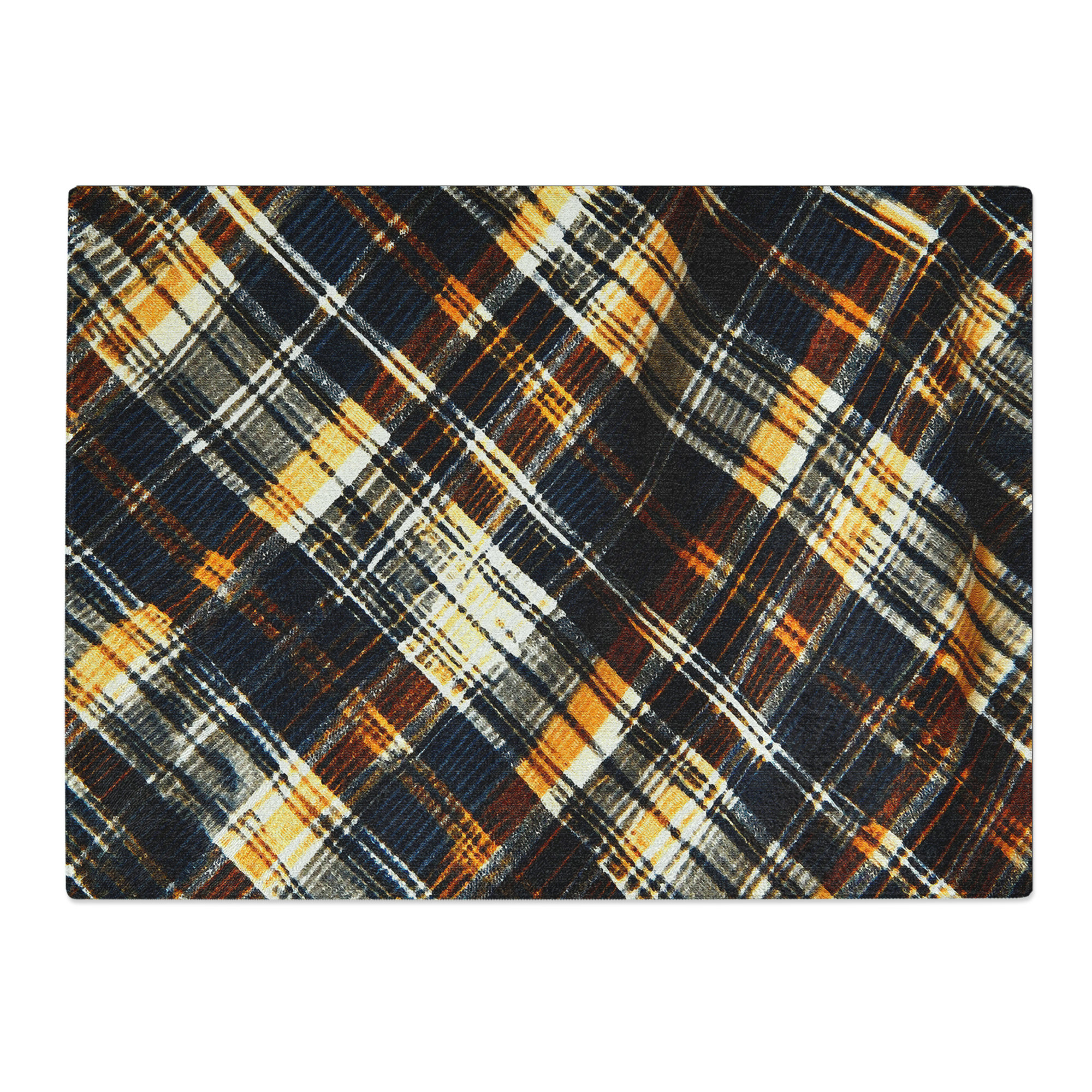 Metro Lane Plaid Design Vol.1 Glass Chopping Board | Wayfair.ie